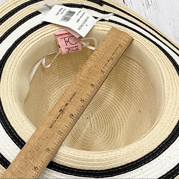 Theodora & Callum | Accessories | Theodora Callum Stripe Straw Hat ...